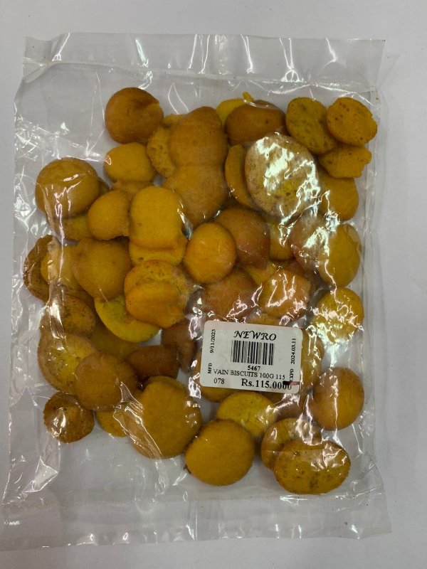 NEWRO VINE BISCUITS 100G